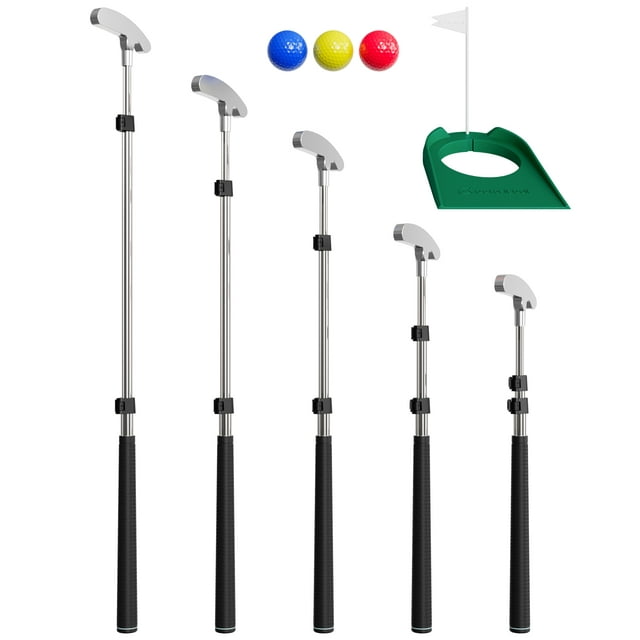 Kids Putter with Adjustable Size for Junior Golfers with Extendable ...