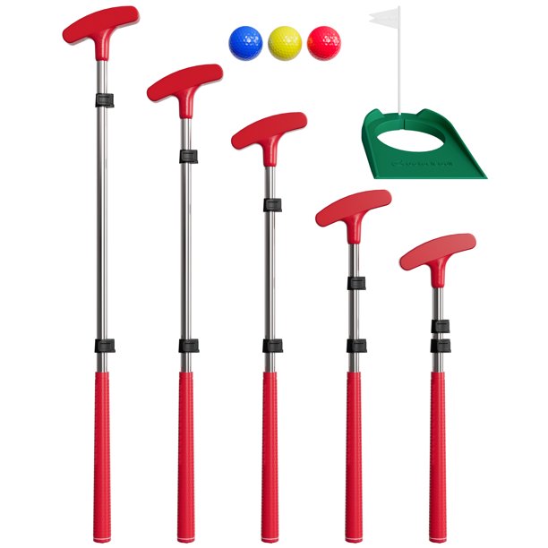 Kids Putter with Adjustable Size for Junior Golfers with Extendable ...