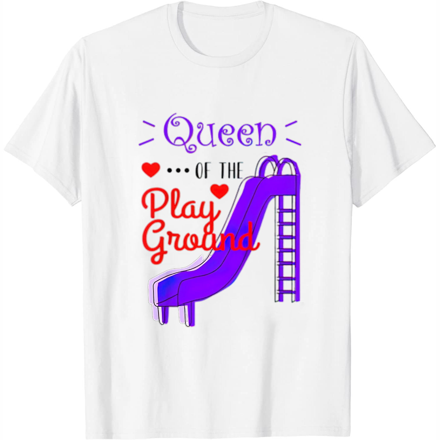 Kids Queen of the Playground Funny Recess Time Sayings for Girls Womens ...