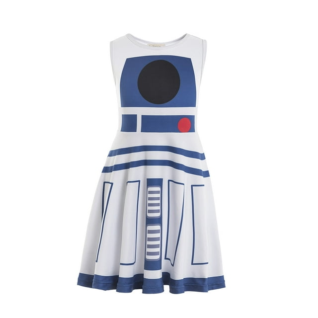 Kids R2-D2 Costume Girls Dress Cosplay Costume Darth Vader dress ...