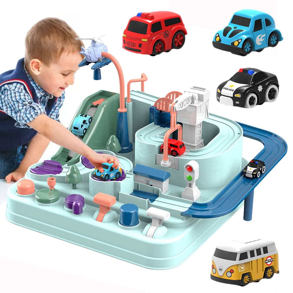 Kids Race Tracks for Boys Car Adventure Toys Gifts for Age 2 3 4 5 6 ...