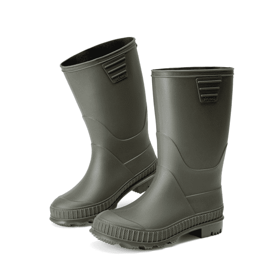 Boys Girls Unisex Rain Boots Easy-On Lightweight Non-Slip Outsole for ...