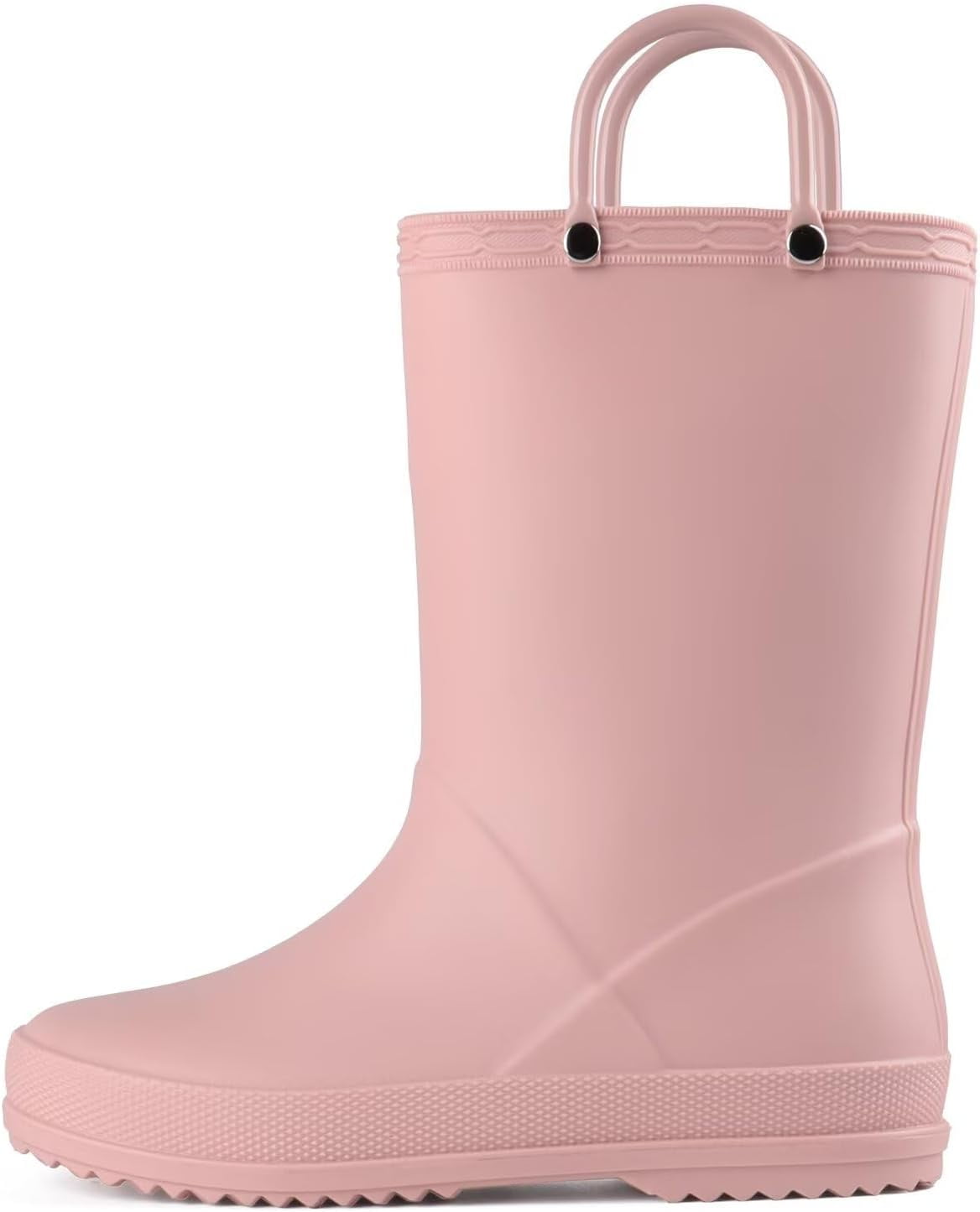 Kids Rain Boots Waterproof with Easy-on Handles Boys and Girls Rain ...