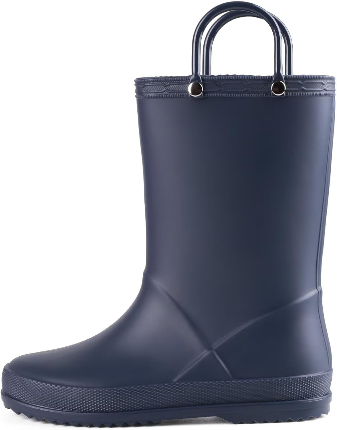 Kids Rain Boots Waterproof with Easy-on Handles Boys and Girls Rain ...