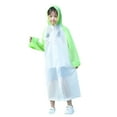 Kids Rain Poncho Raincoat Jacket Light Waterproof Hooded Rain Poncho Fashion Rain Suit Outwear ...