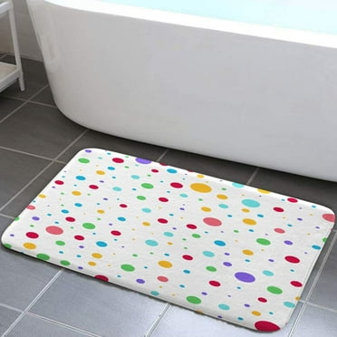 UKELER Cute Avocado Shape Bath Rug for Kids Non Slip Absorbent Bathroom ...