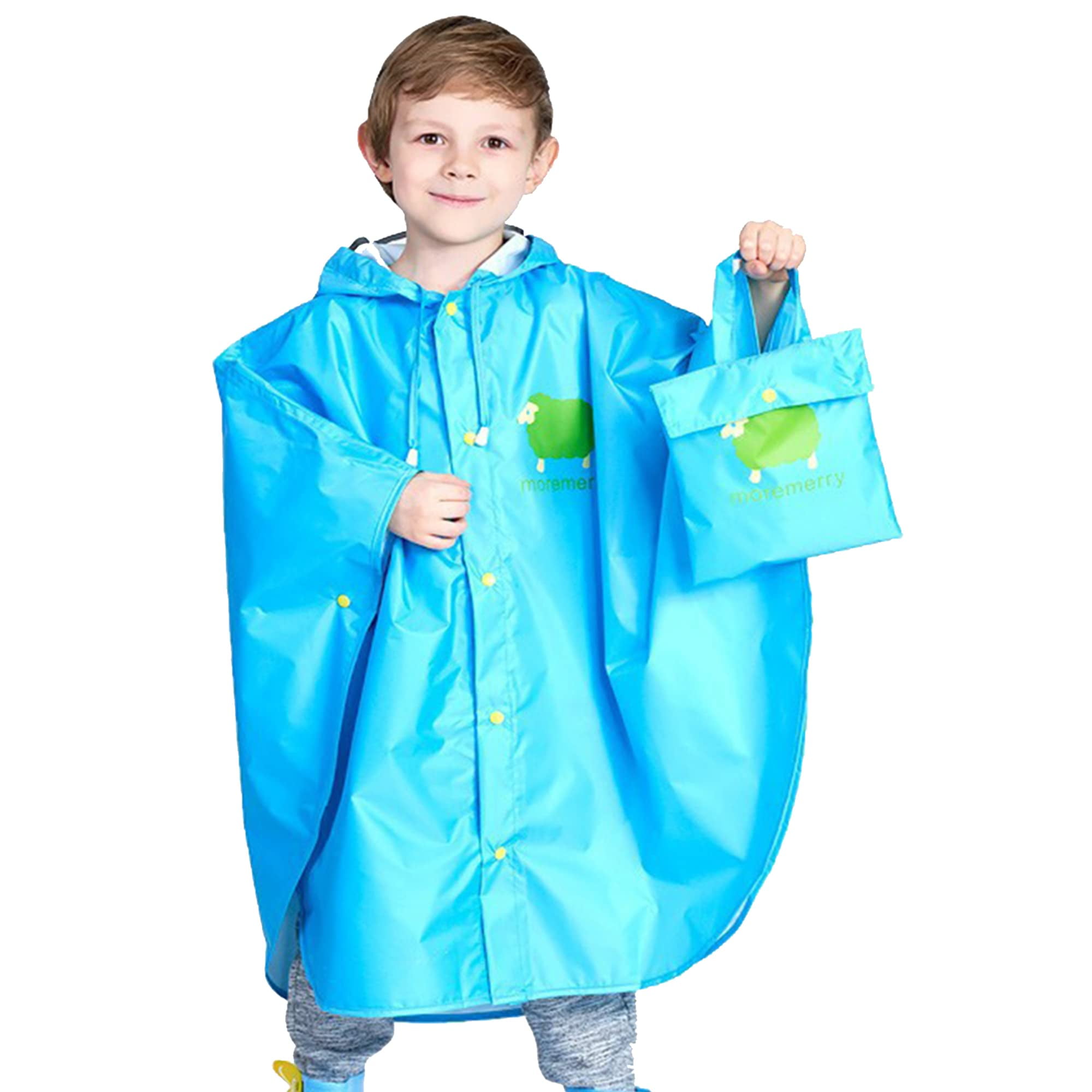 Kids Raincoats Reusable Rain Ponchos Jacket Lightweight Raincoats for ...
