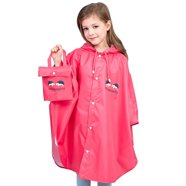 Odeerbi Kids Rain Coats Boy Girl Rain Jacket Waterproof Hooded Ponchos Windbreaker Raincoat ...