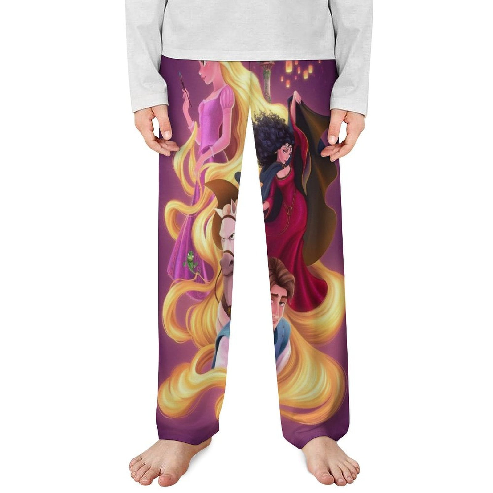 Kids Rapunz-e Pajamas Pant Comfortable Drawstring Lounge Pajama Pants ...
