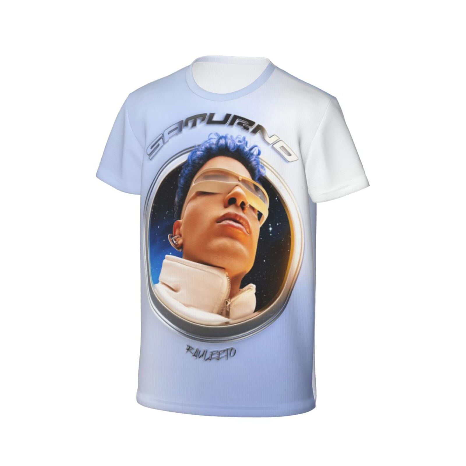 Kids Rauw Alejandro Graphic Tees Funny Cartoon 3D Print Short Sleeve T ...