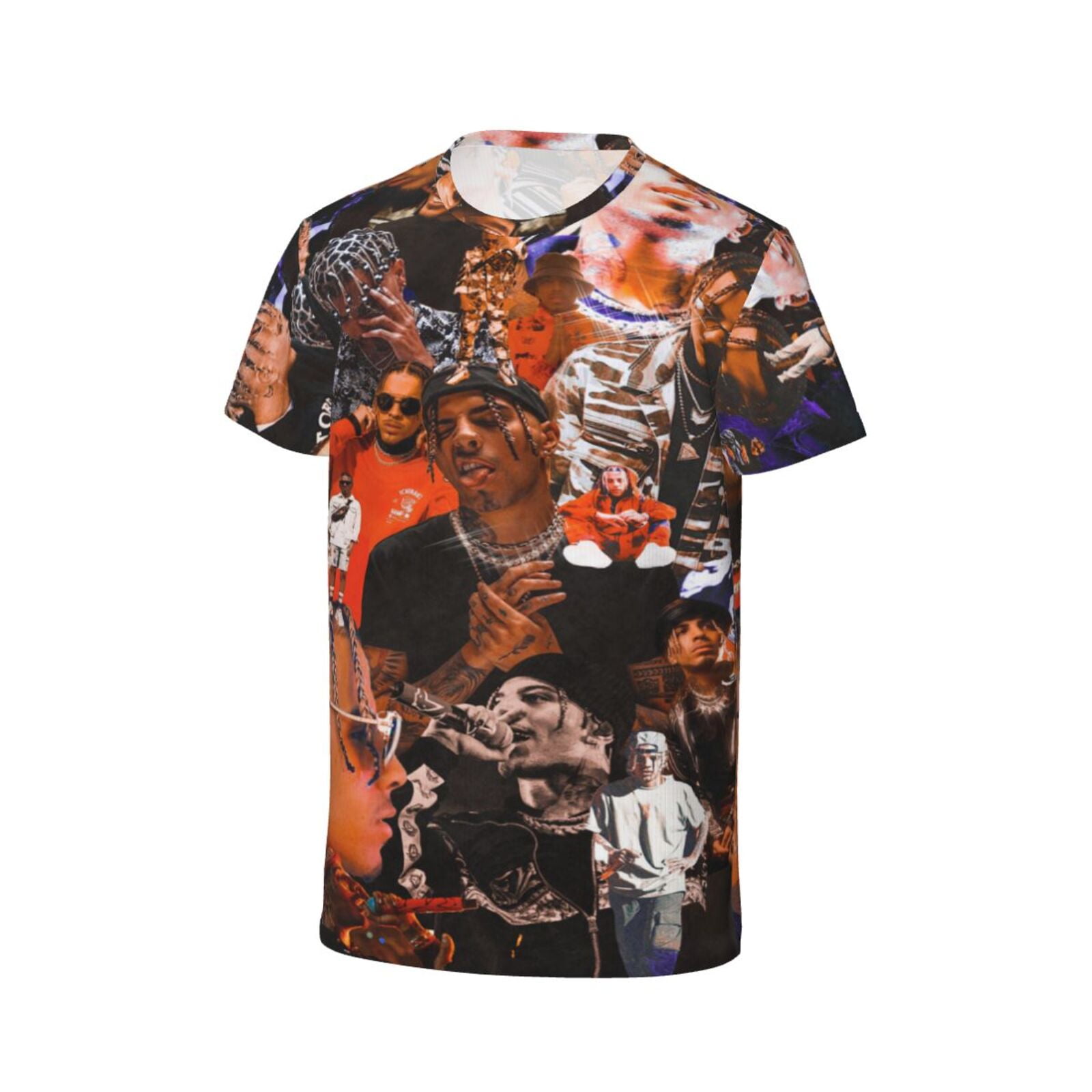 Kids Rauw Alejandro Graphic Tees Funny Cartoon 3D Print Short Sleeve T ...