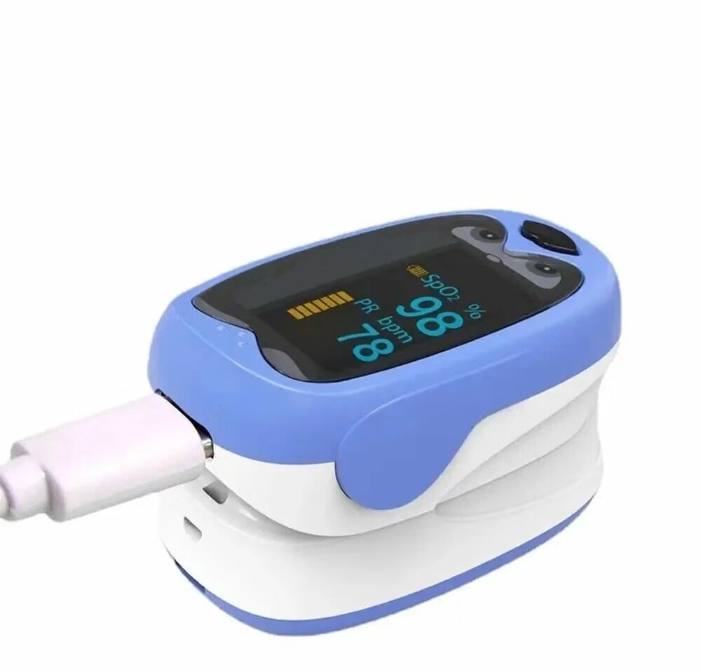 Kids Rechargeable Fingertip Pulse Oximeter,Finger Ox Meter for Child ...