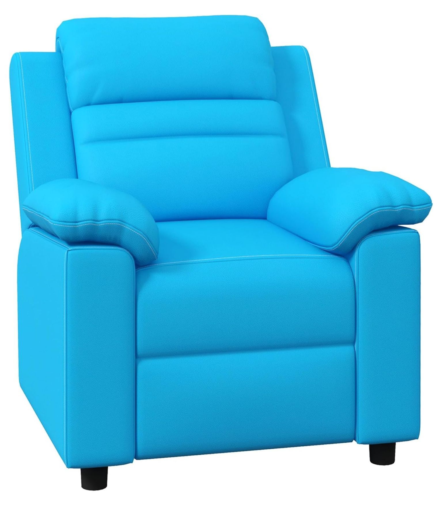 Kids Recliner Chair, Toddler Leather Sofa Lounge Chair with Armrest ...