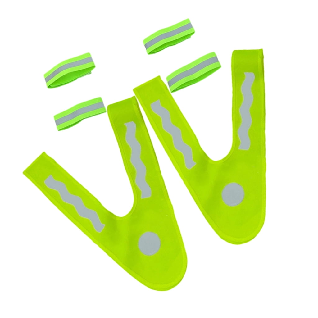 Kids Reflective Outdoor Vest and Arm Wrist Band Set Kid Reflective Gear ...