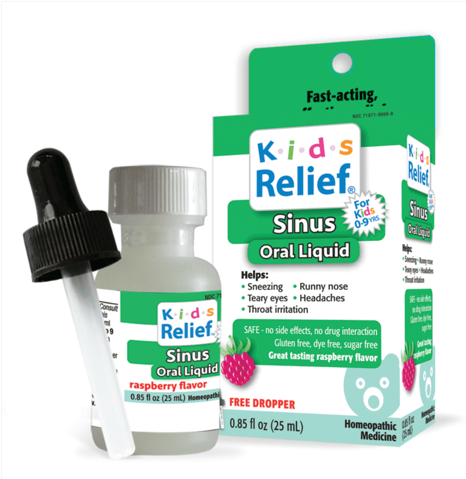 Kids Relief - Natural Sinus Congestion Oral Liquid Medicine for ...