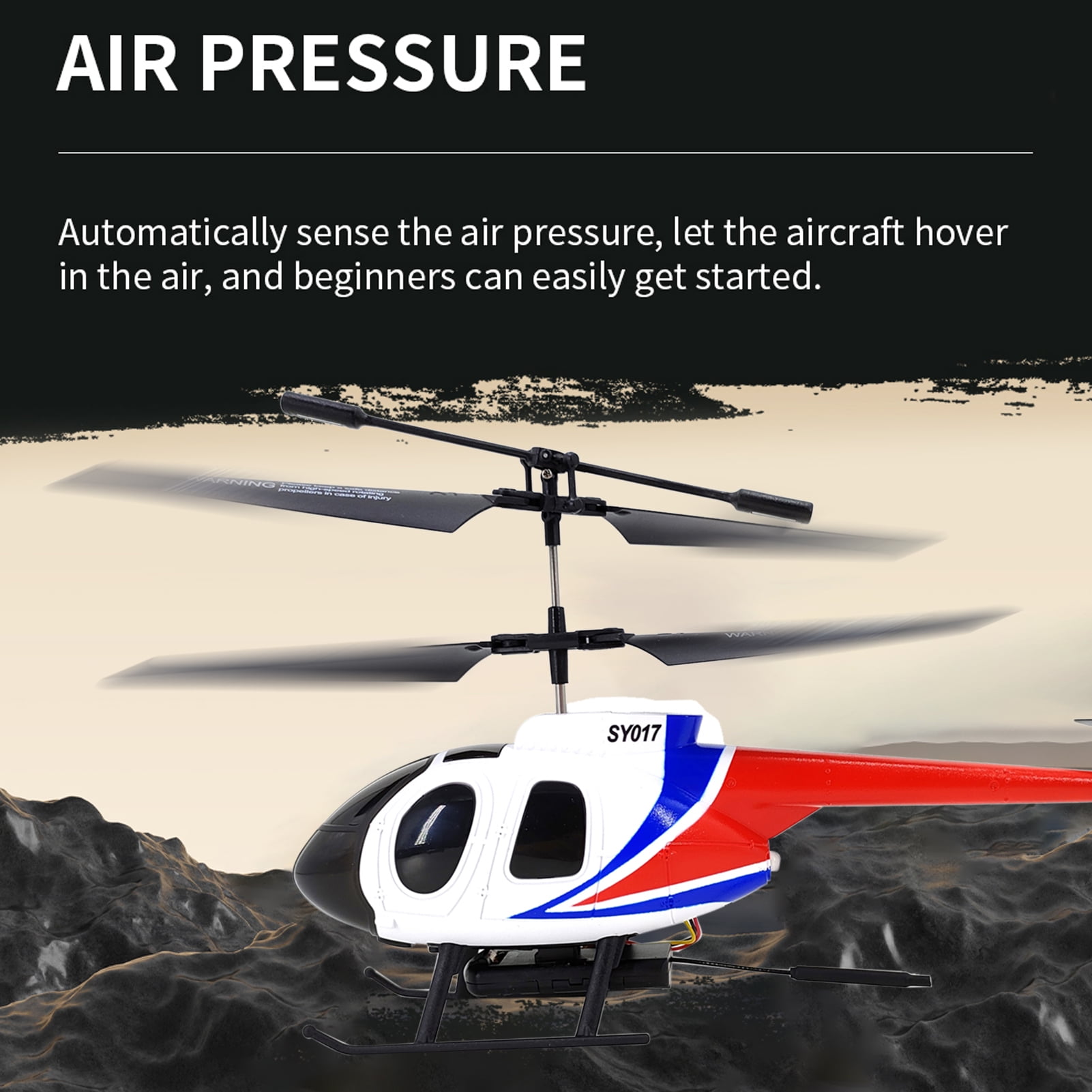 Kids Remote Control Helicopter 480P Camera 2.4GHz Remote Control Drone ...