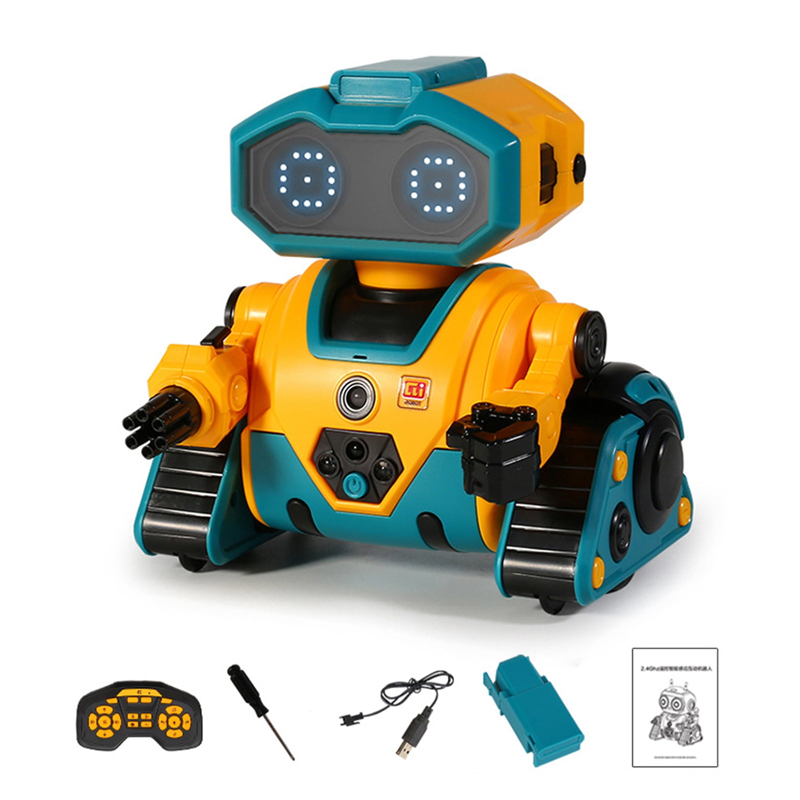 Kids Remote Control Robot Remote Control Robot Toy with Led Eyes ...