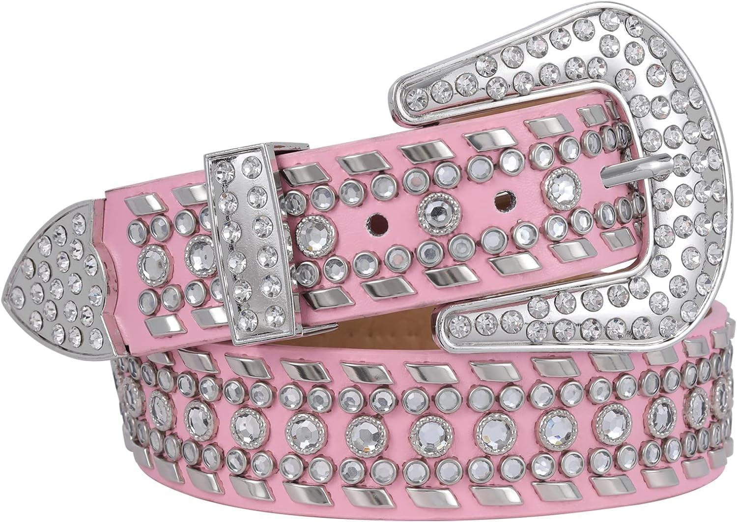 Kids Rhinestone Belt for Girls Boys,Western Cowgirl Cowboy Studded ...