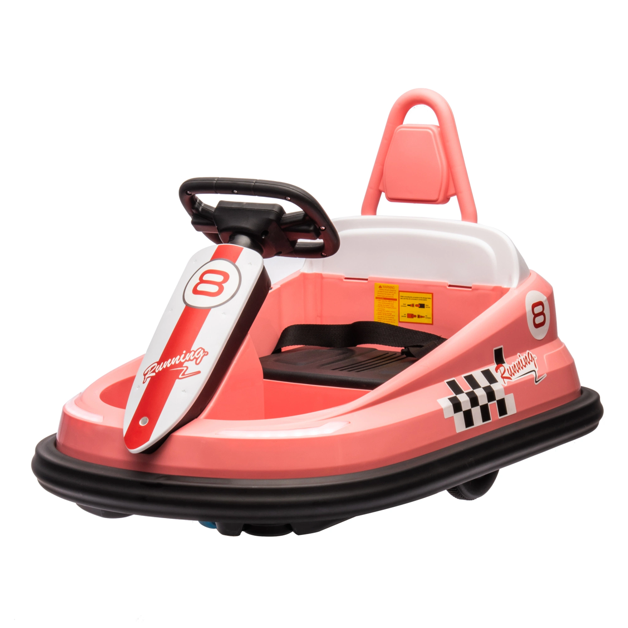 Kids Ride 6V on Electric Go Kart Bumper Car W/Parents Remote Control ...