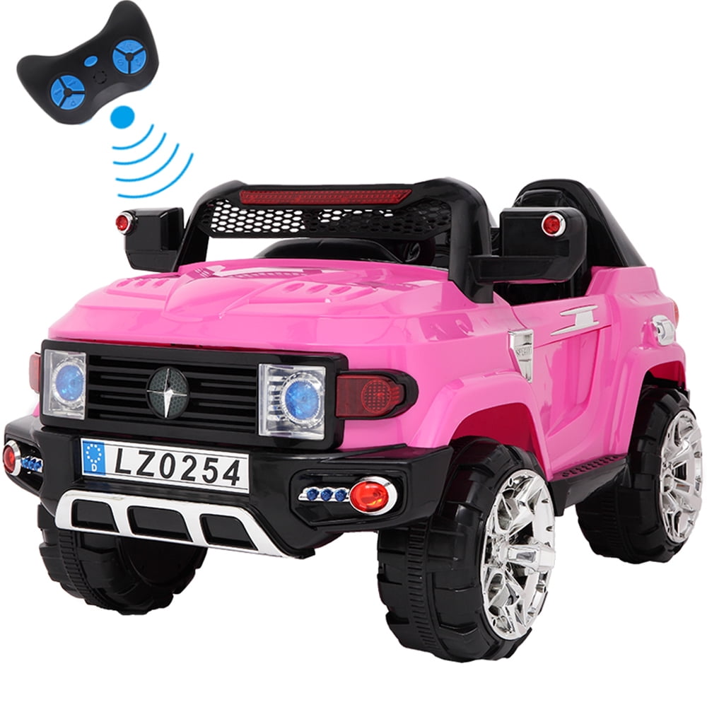 Kids Ride on Car, 12V Battery Powered Electric Police Truck Vehicle ...