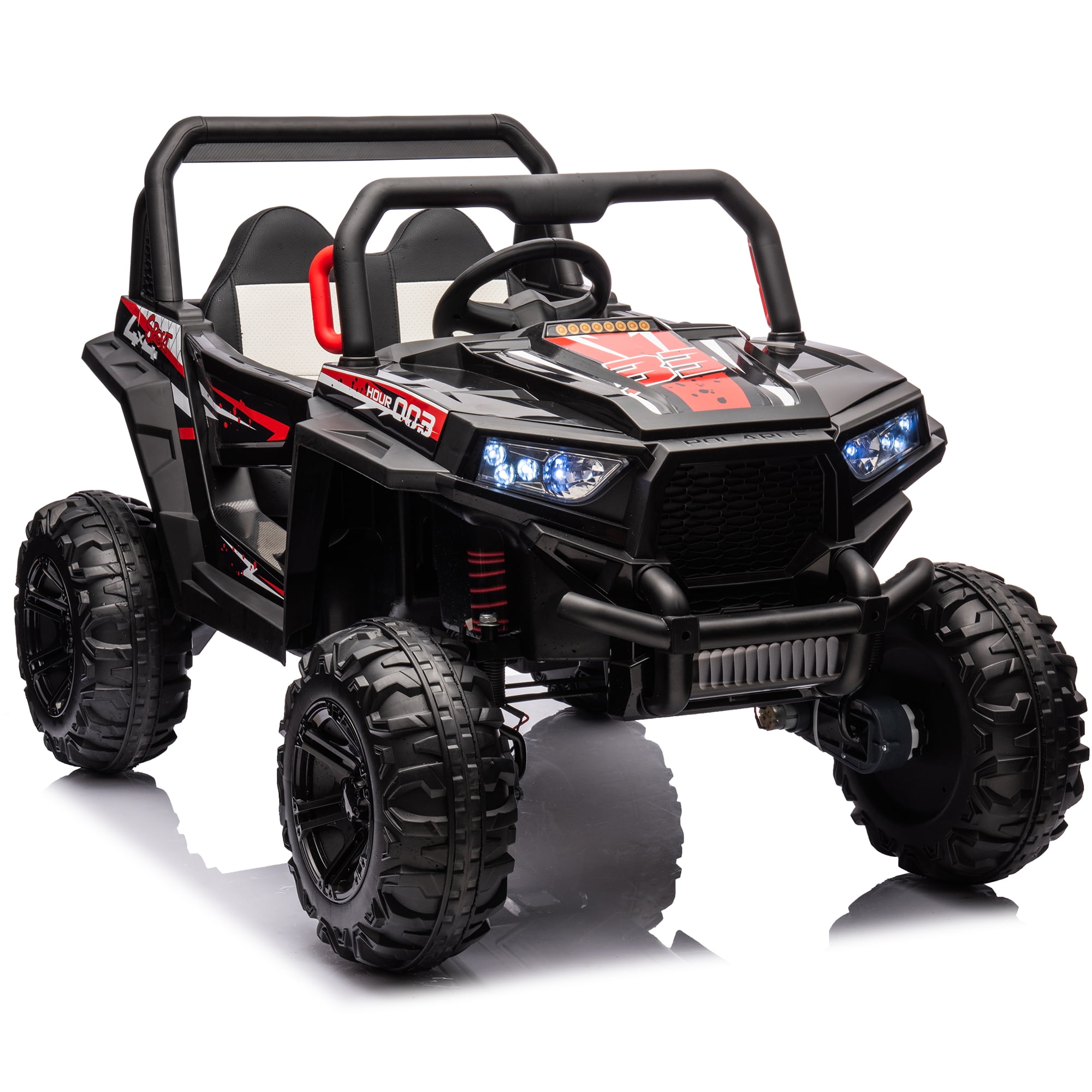 Kids Ride on Car UTV, 12V Powered Ride on Toy with Remote Control, 4 ...