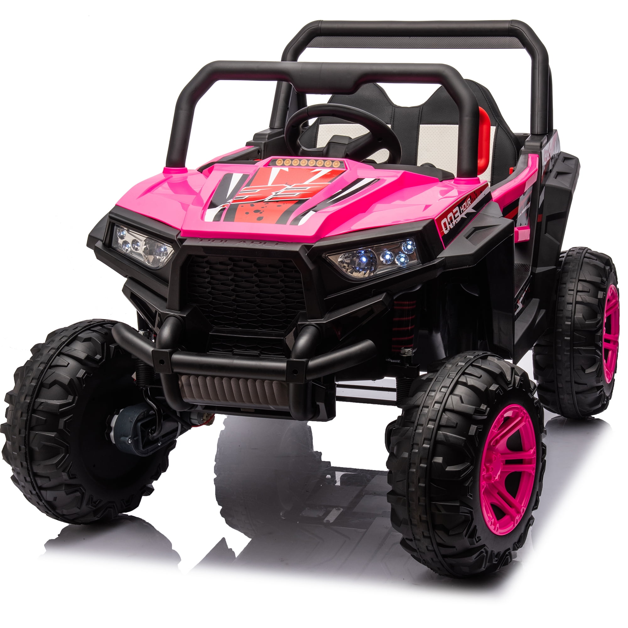 iRerts Kids Ride on Car, 12V Electric Vehicle with Parent Remote, LED ...