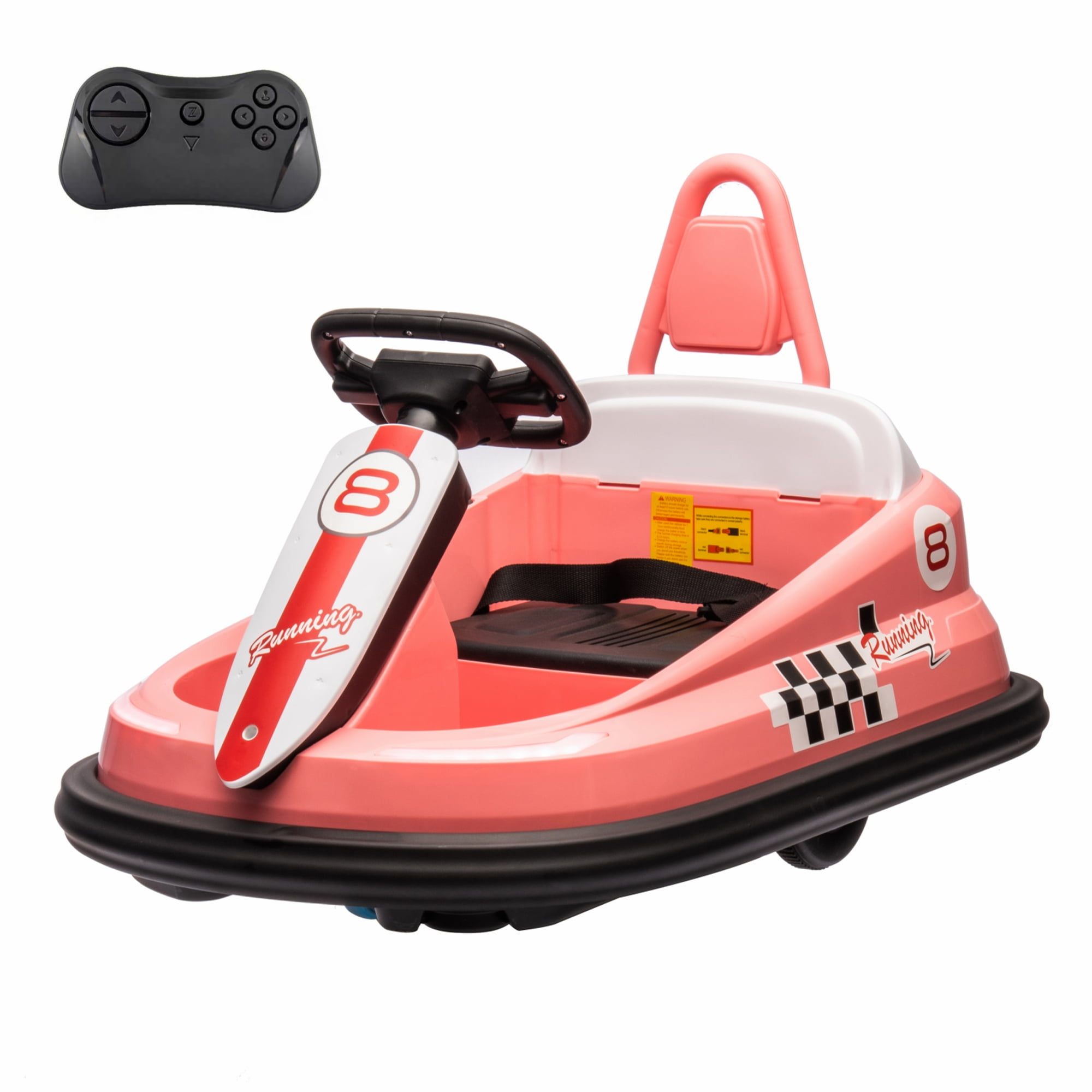 Kids Ride on Electric Go Kart Bumper Car for Kids, 6V Electric Car W ...