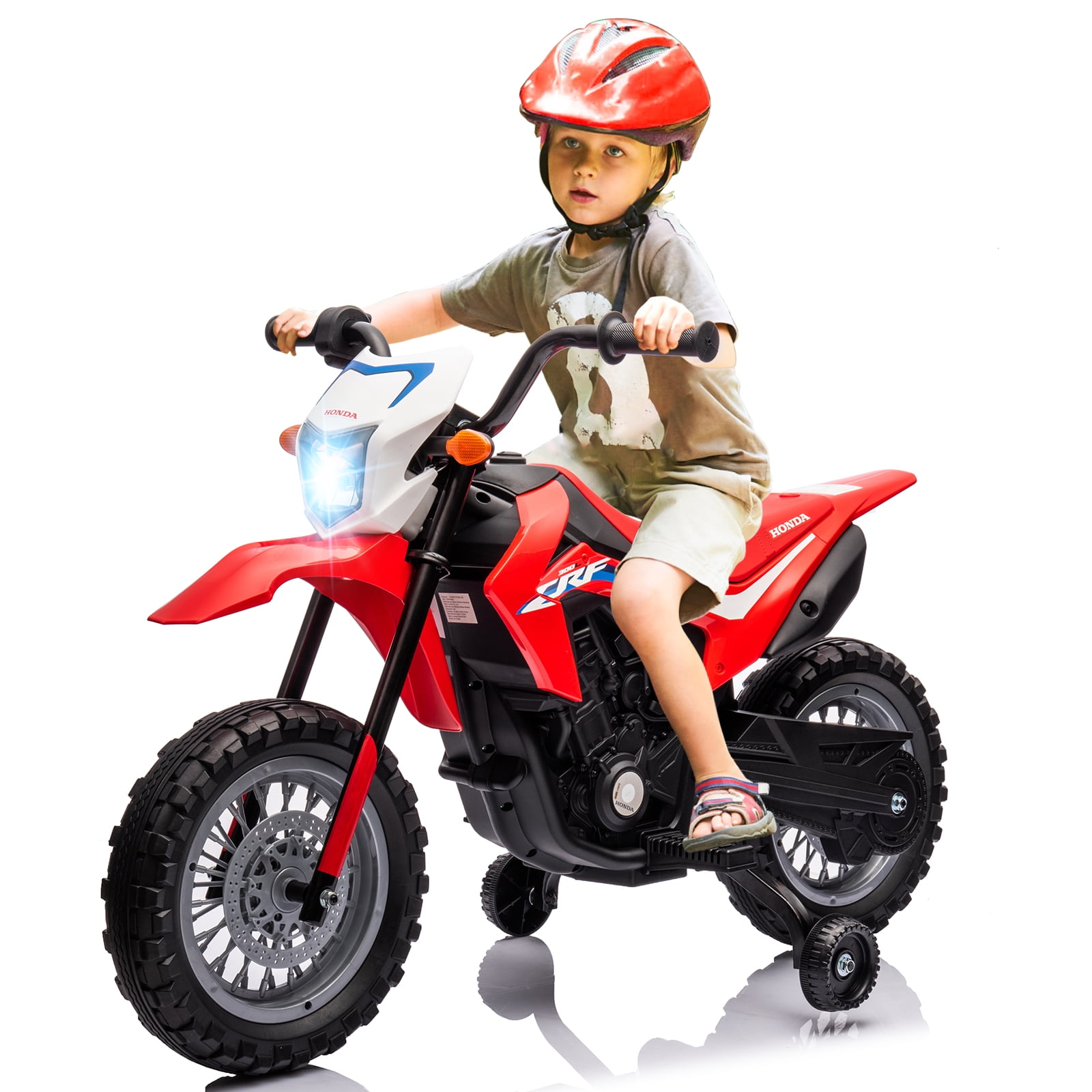 Kids Ride on Motorcycle, Licensed Hon-da 6V Kids Electric Battery ...
