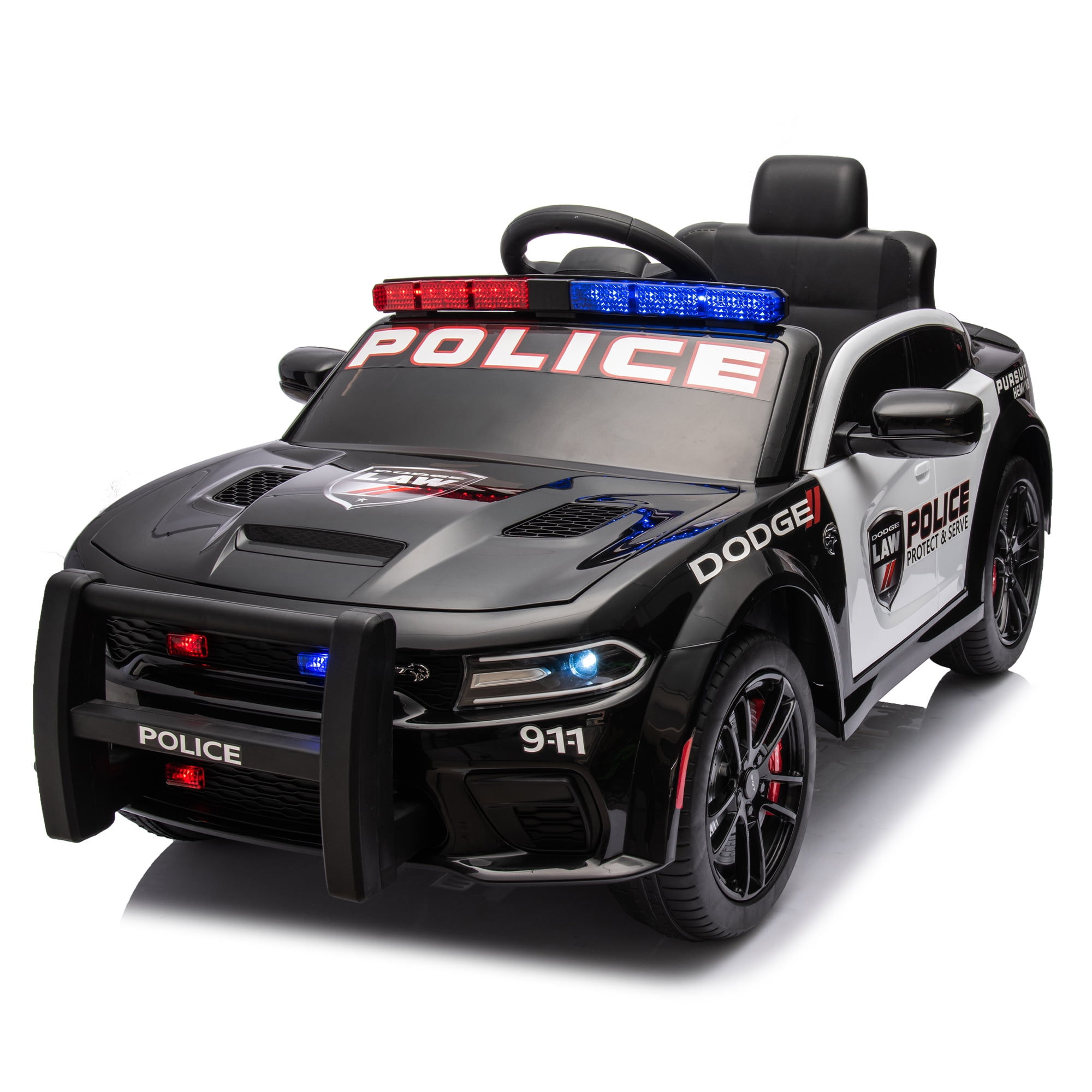 Kids Ride On Car,12v Kids Ride on Police Car W/Parents Remote Control ...