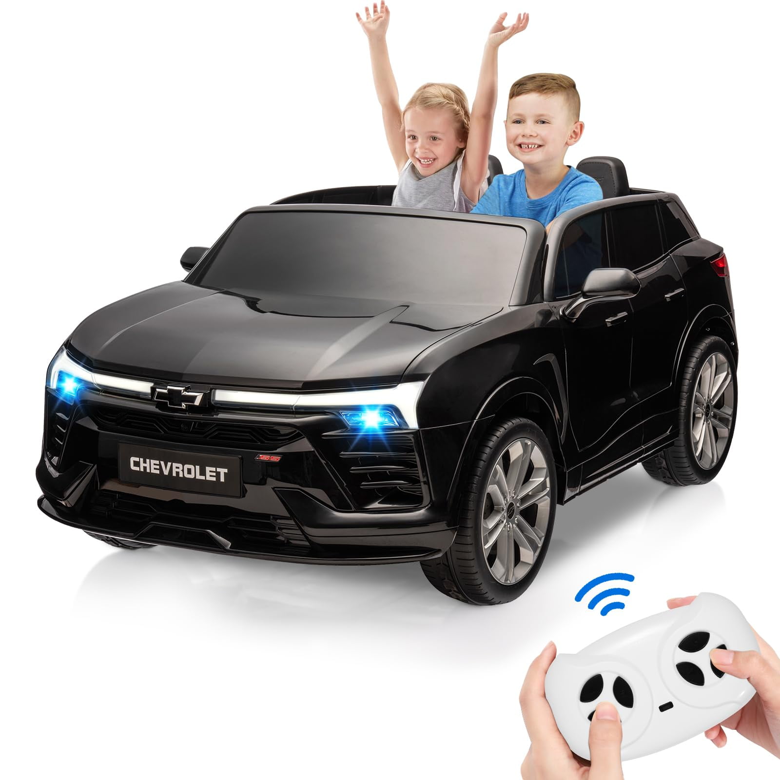 Kids Ride On Car 24V 2-Seater SUV Licensed Chevrolet Battery-Powered ...