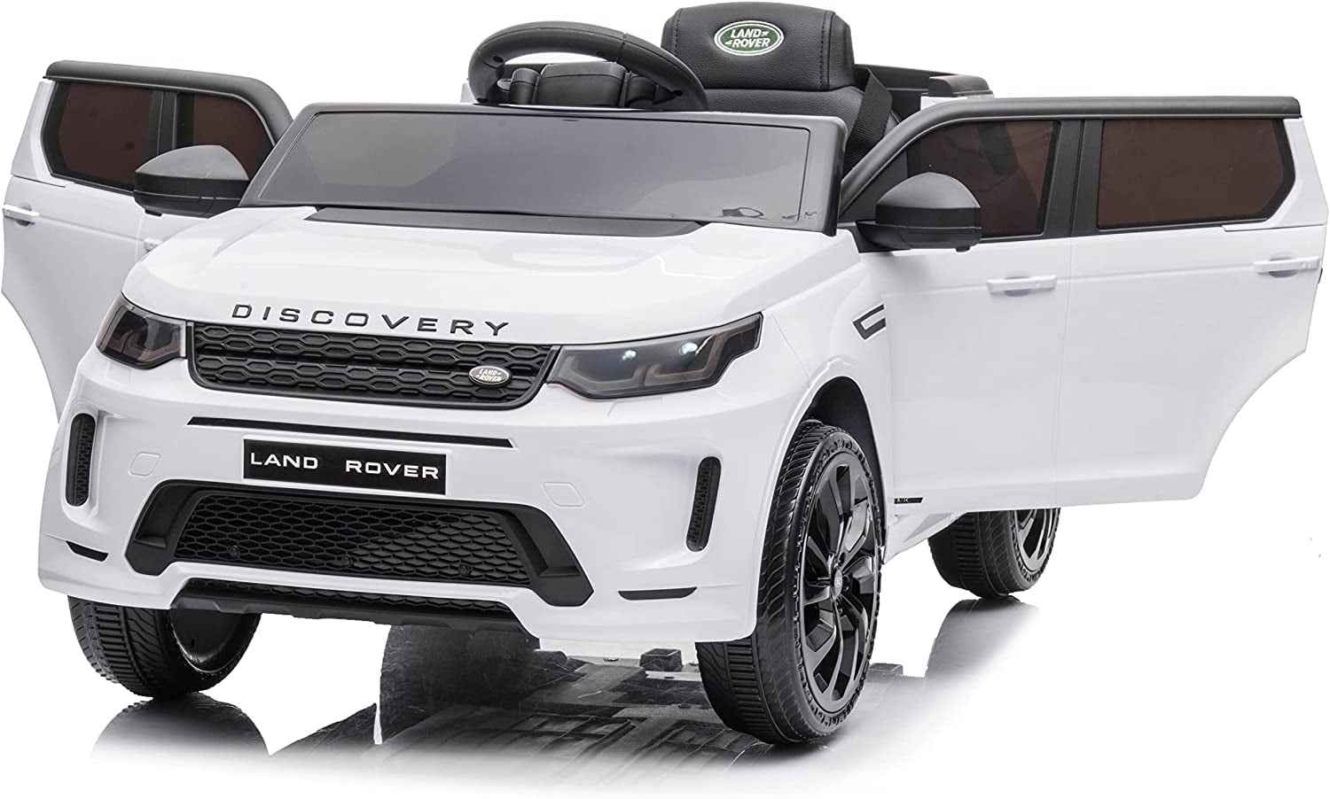 Kids Ride On Cars,12V Power Battery Electric Vehicles Licensed Land Rover Ride On Truck with ...