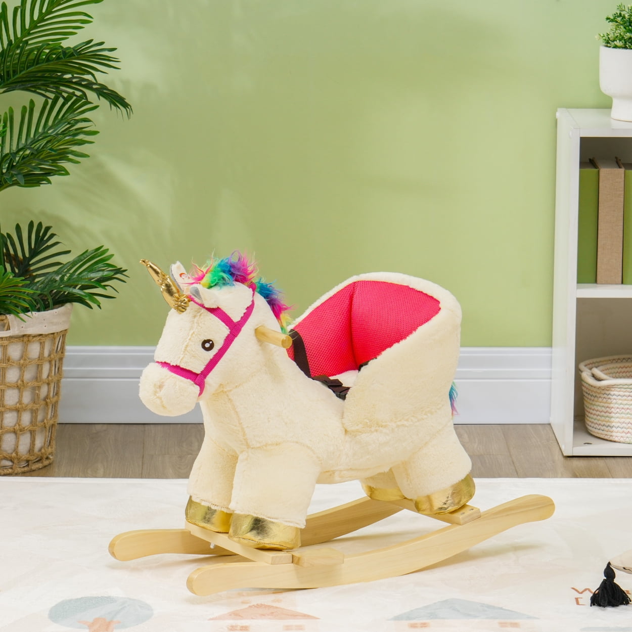 Kids Ride on Rocking Horse, Kids Rocking Horse, Ride on Unicorn with ...