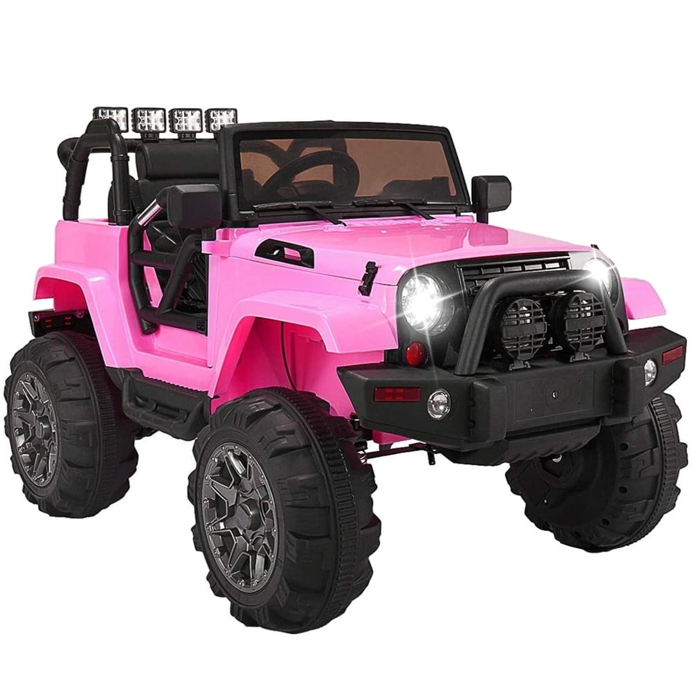 Kids Ride on Toys 12 Volt Car, Pink Ride on Cars with Remote Control ...