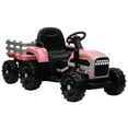 Kids Ride on Tractor with Trailer & Parent Remote Control,12V Battery ...