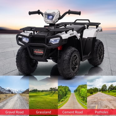 12V Kids Ride On ATV Car,3 Wheeler Motorcycle Electric Vehicle ATV with ...