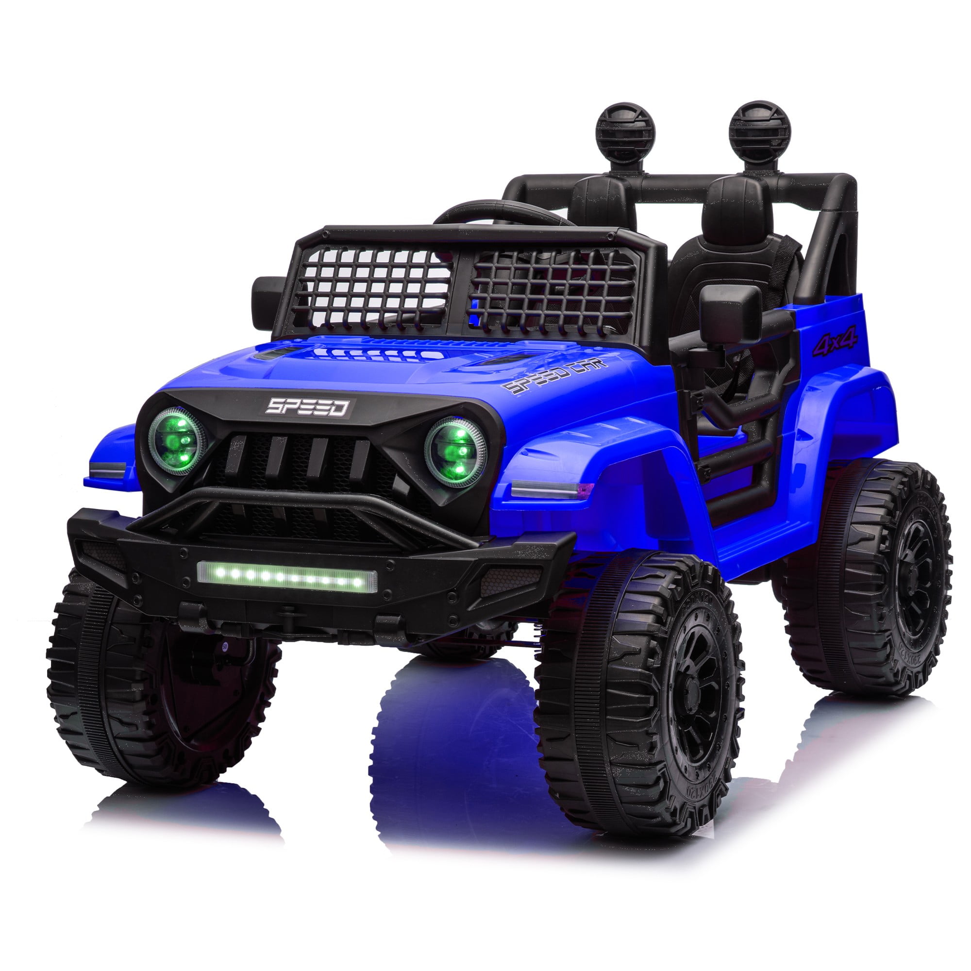 Kids Ride on Truck with Parents Remote Control, 12V 7A Battery Powered ...