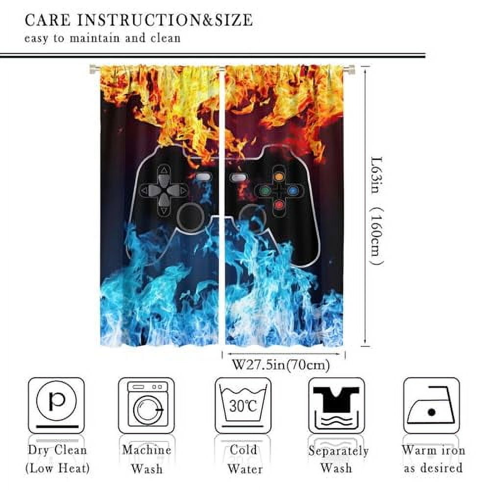 Kids Road Construction Blackout Window Curtains, Cars Bus Truck Taxi ...