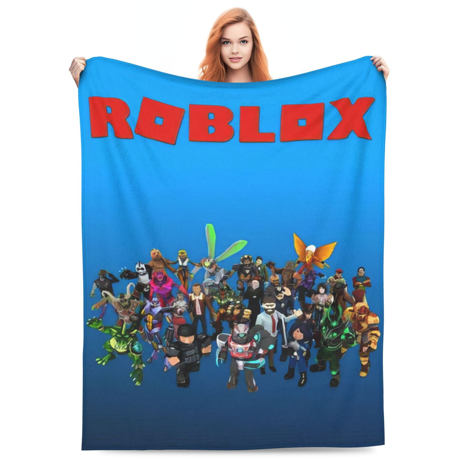 Kids Roblox Blanket Game Roblox Throw Blankets Super Soft Lightweight ...