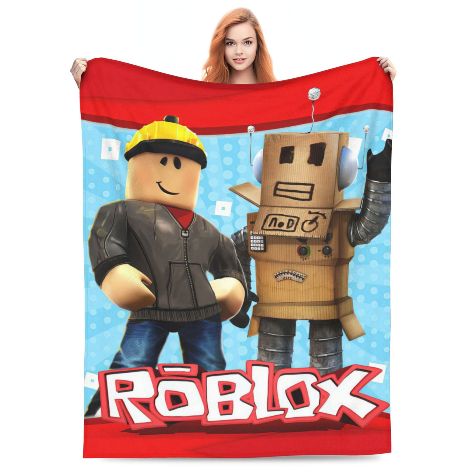 Kids Roblox Blanket Game Roblox Throw Blankets Super Soft Lightweight ...