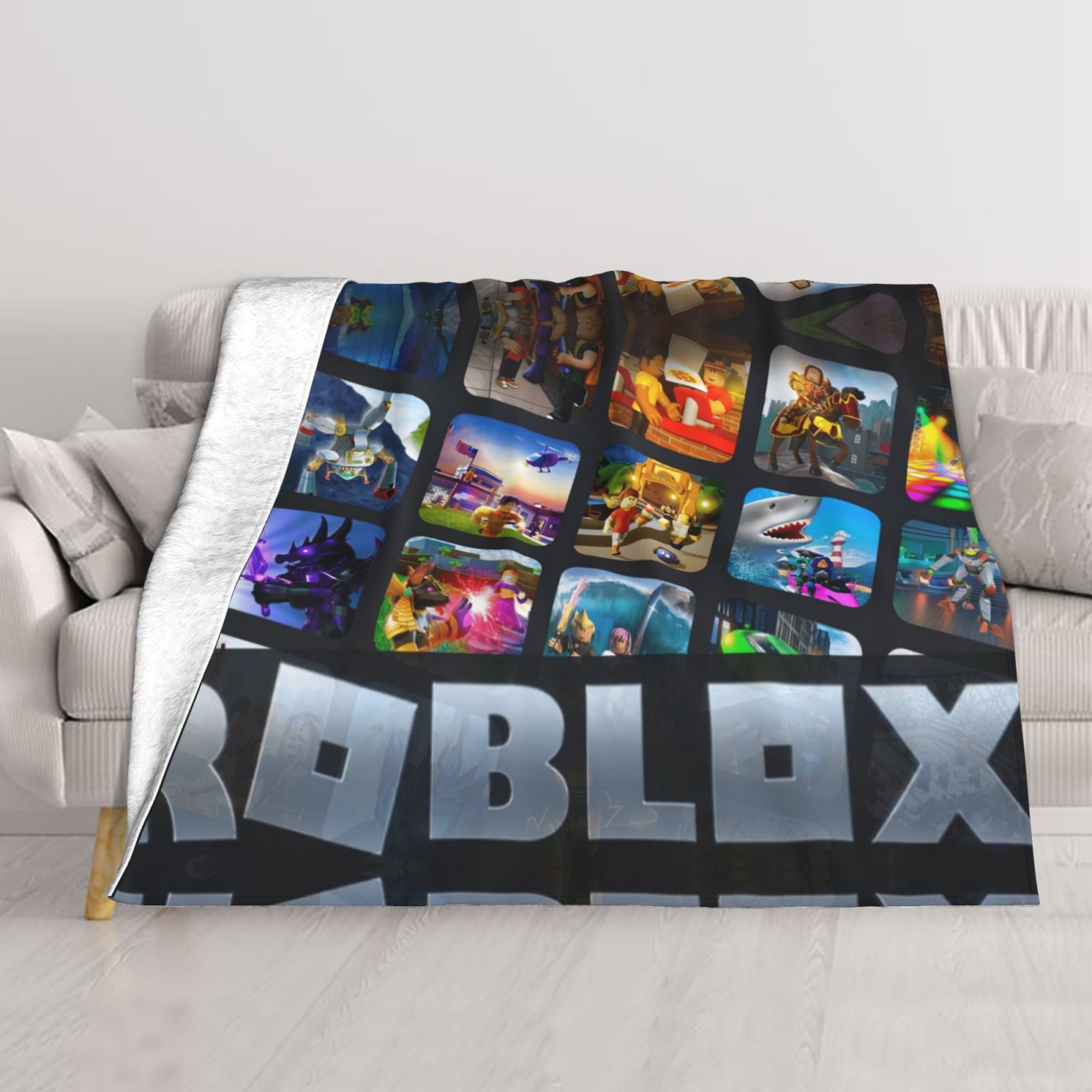 Kids Roblox Blanket Game Roblox Throw Blankets Super Soft Lightweight ...