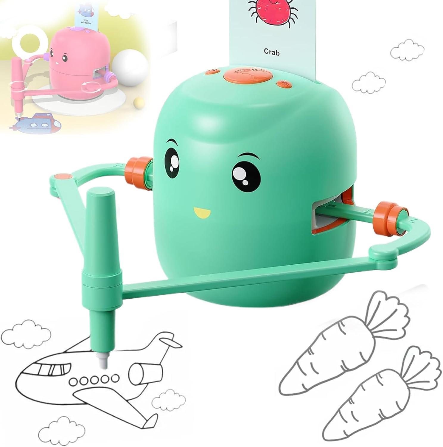 Kids Robot Interactive Educational Drawing Robot for Kids，Interactive ...