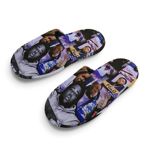 Kids Rod Wave Slippers Boys Girls Non-Slip Fuzzy House Slippers Warm ...