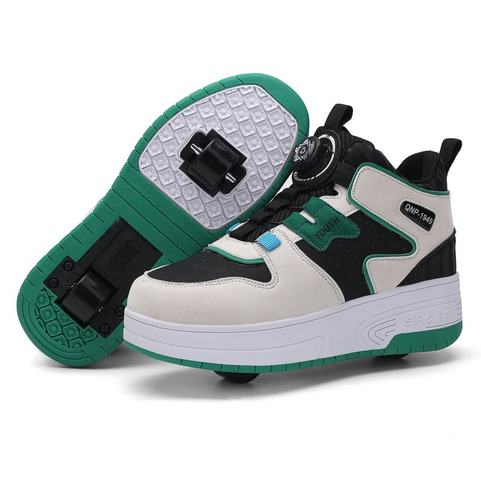 Kids Roller Shoes Sneakers with Wheels - Premium Sport Roller Skate ...