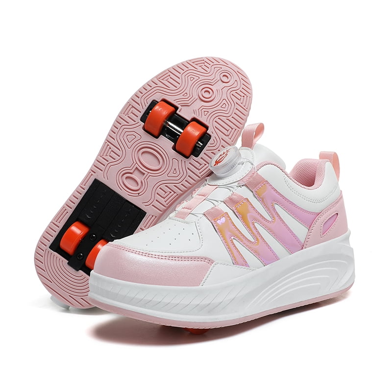 Kids Roller Shoes Sneakers with Wheels - Premium Sport Roller Skate ...