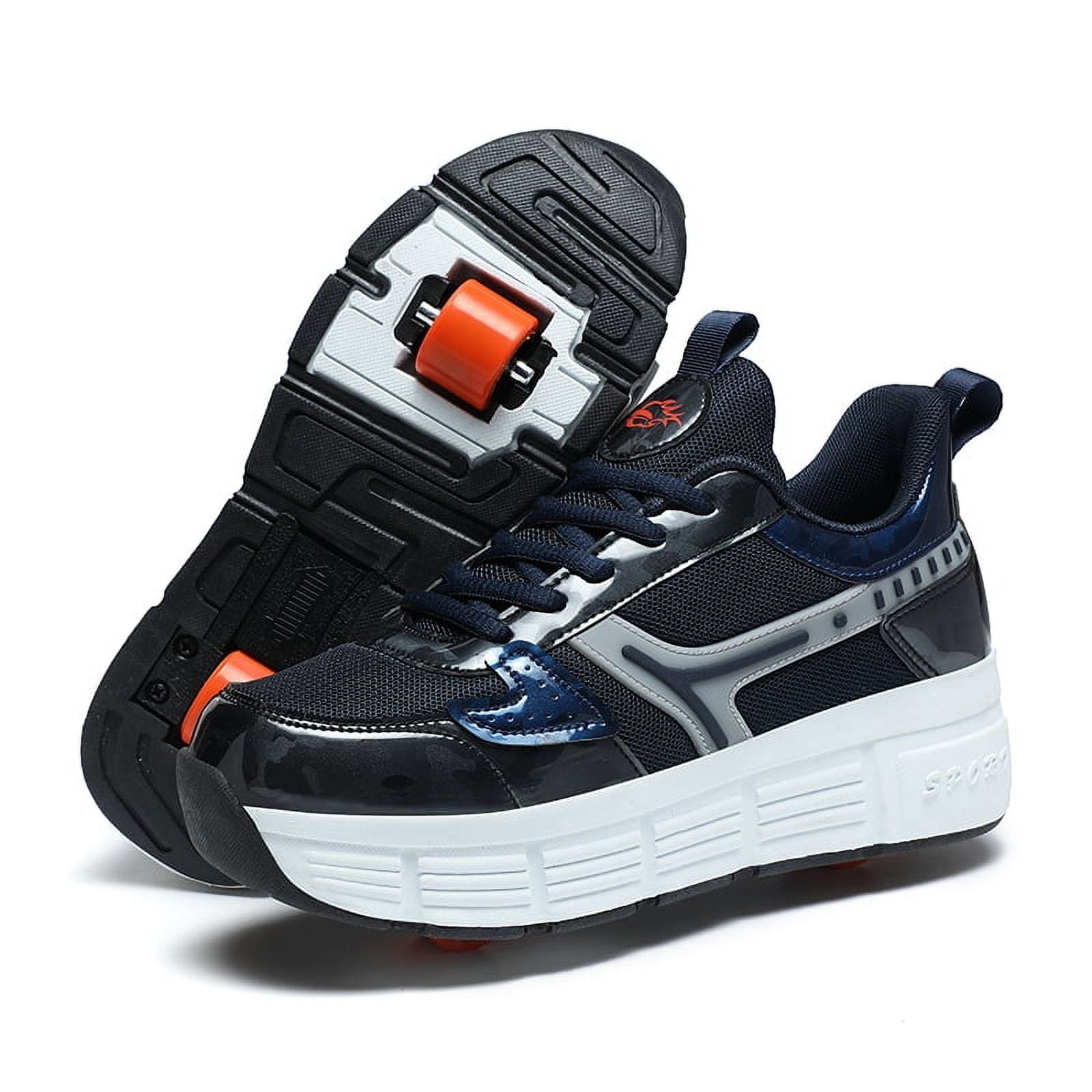 Kids Roller Shoes Sneakers with Wheels - Premium Sport Roller Skate ...