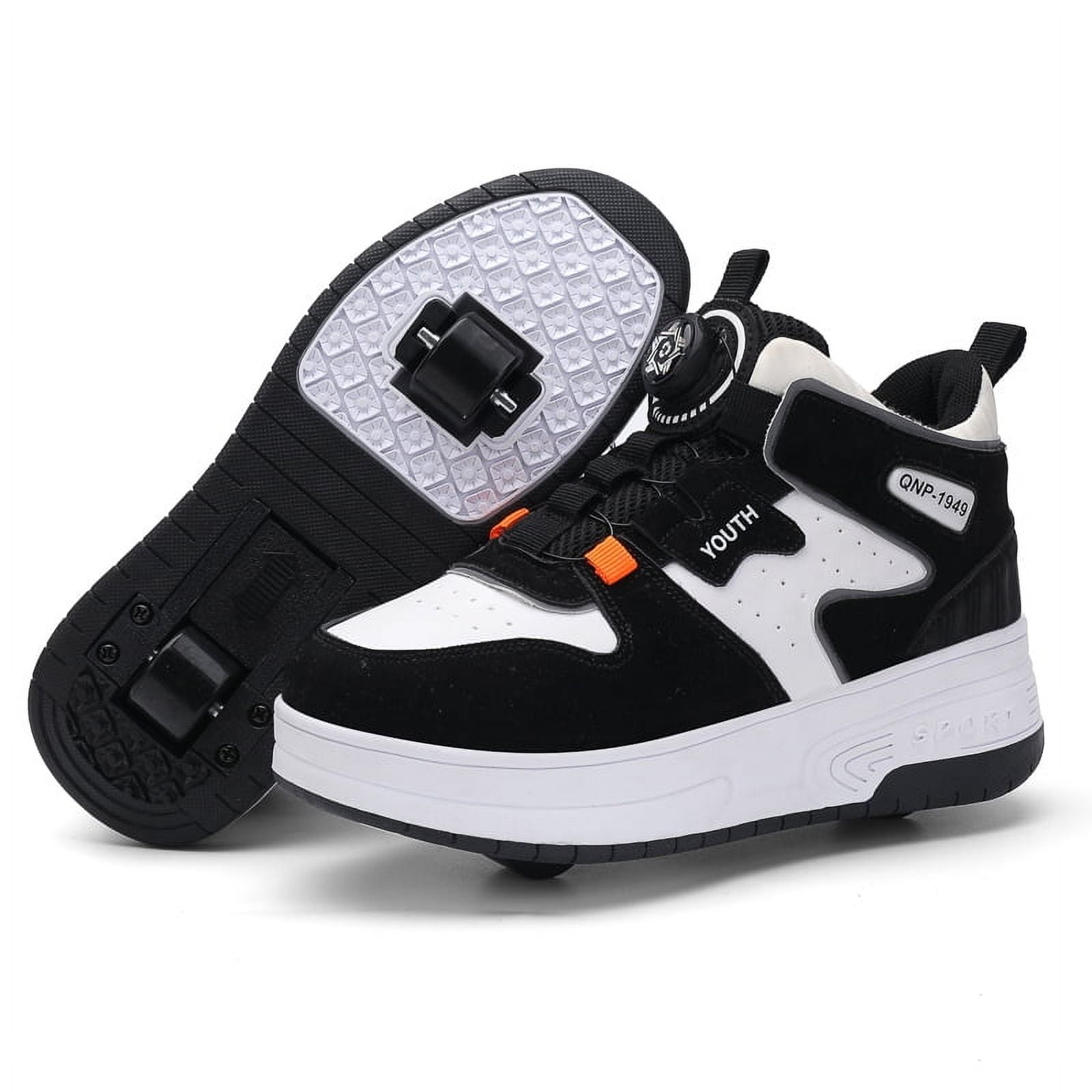 Kids Roller Shoes Sneakers with Wheels - Premium Sport Roller Skate ...