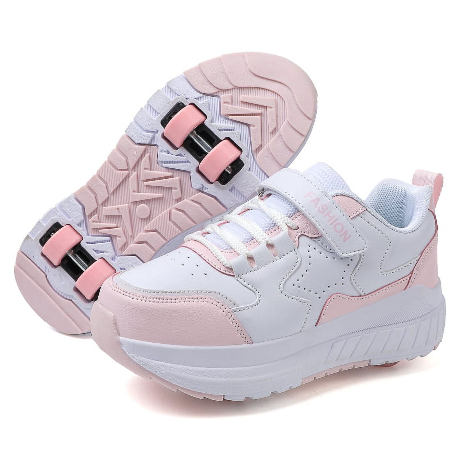 Kids Roller Shoes Sneakers with Wheels - Premium Sport Roller Skate ...