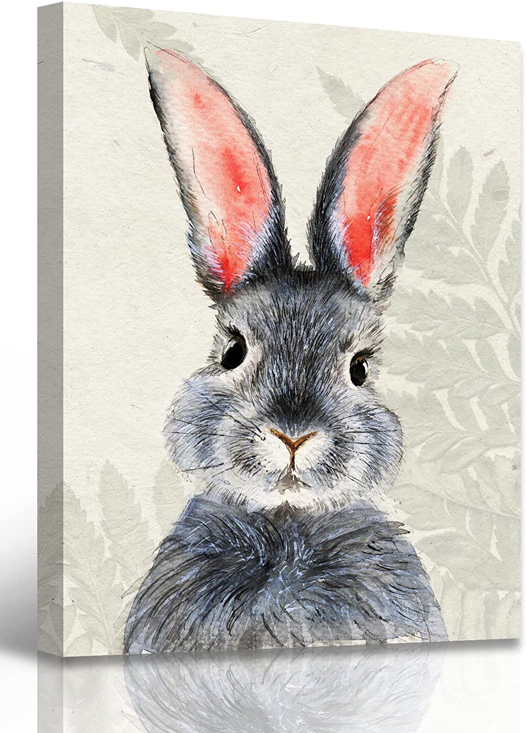 Kids Room Decor Bunny Decor Wall Art Blue Gray Cute Rabbit Poster ...