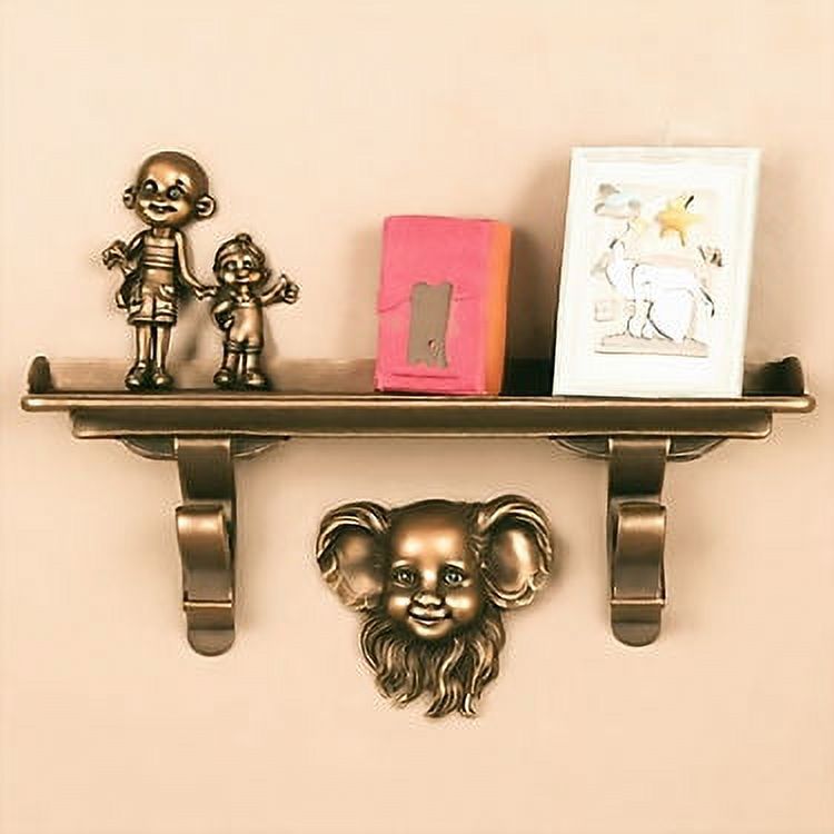Kids Room Unique Bronze Wall Shelf Bracket - Walmart.com