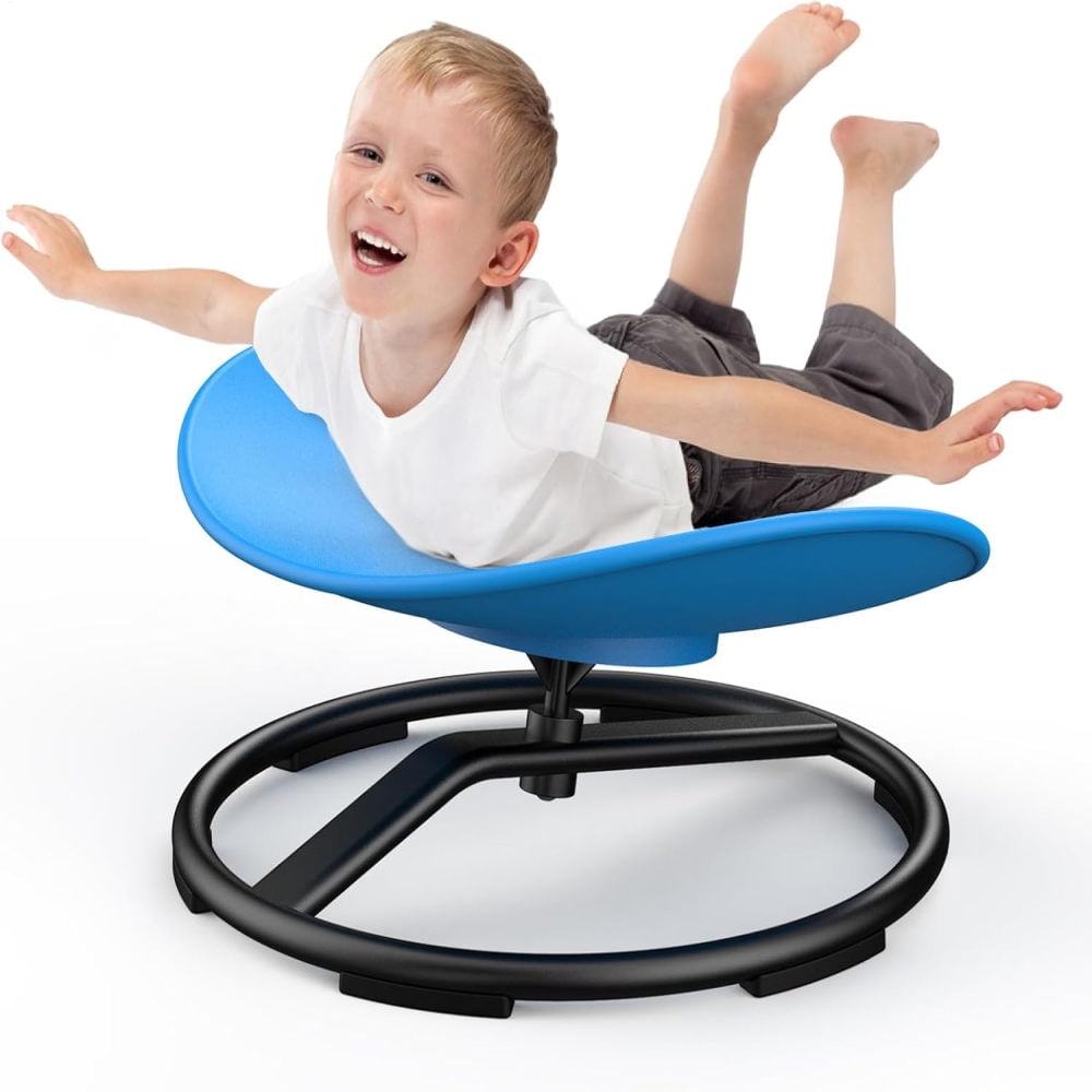 Kids Rotating Sensory Chair - 360° Swivel Balance Disc for Vestibular ...